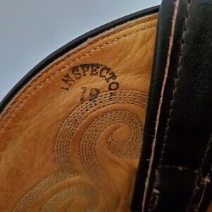 Tony Lama | Shoes | Tony Lama 9 2 Painted Blue Green Black Western ...